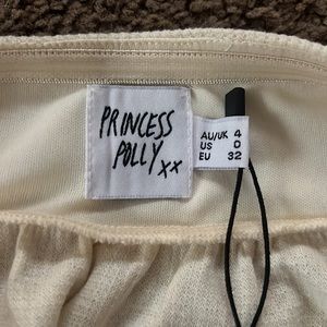 Tops | Princess Polly Cream Colored Waffle Material Tube Top | Poshmark